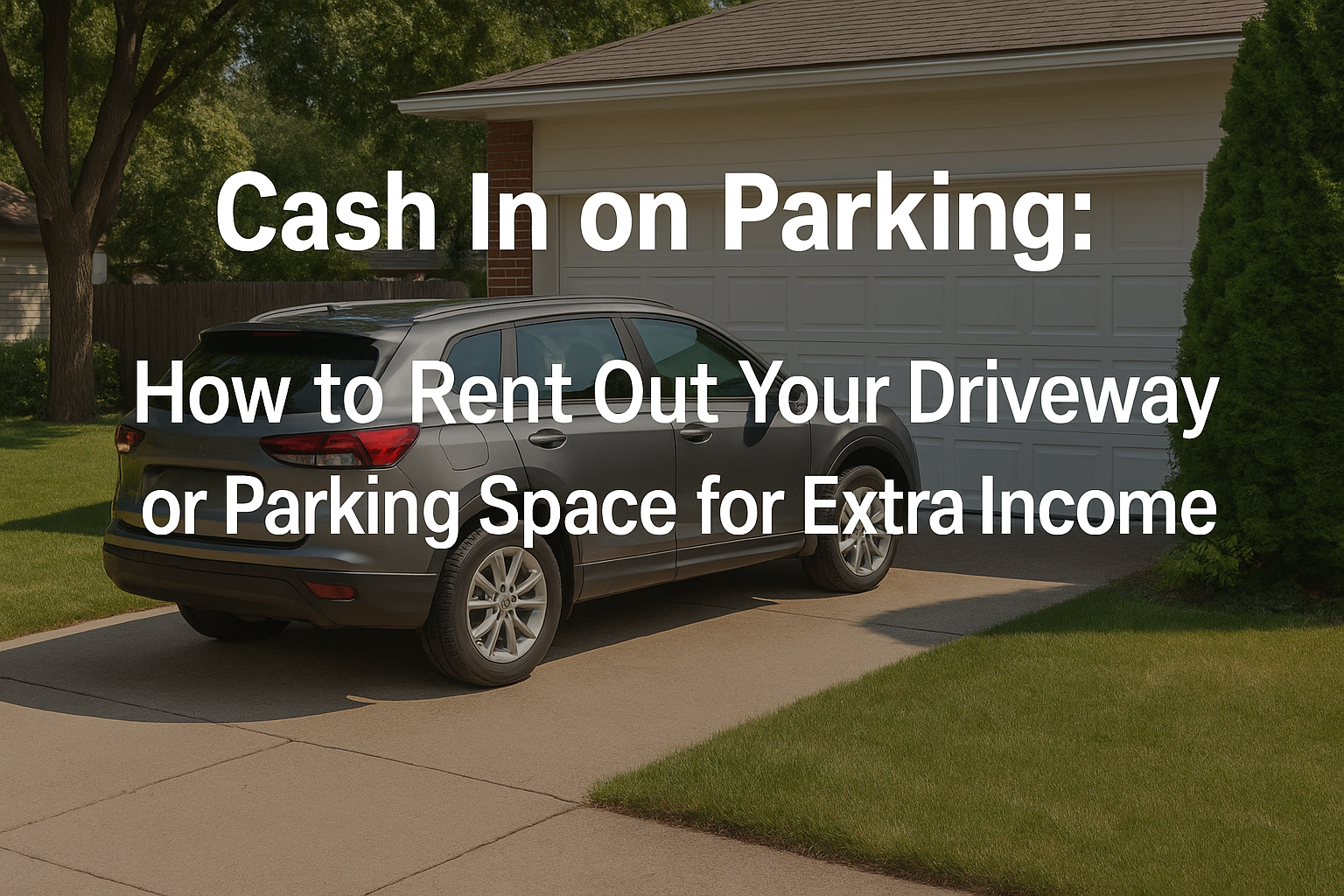 How To Rent Out Your Driveway - Smart Income Starts Here!