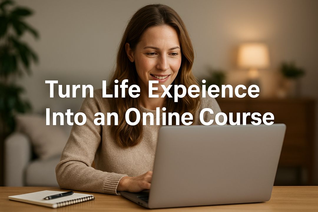 Life Experience Into An Online Course - Smart Income Starts Here!